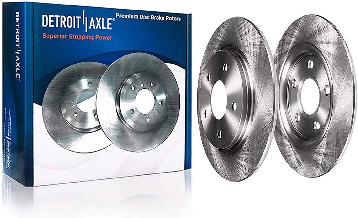 Detroit Axle - Rear Brake Rotors for 2000-2004 Subaru Outback, 1999 ...