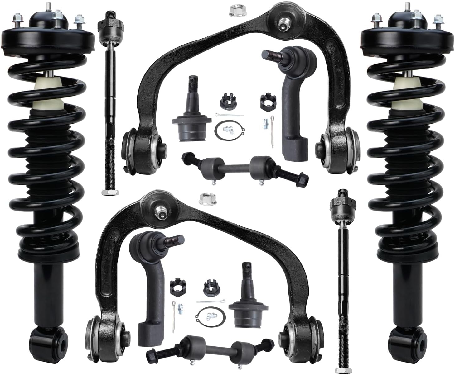 Detroit Axle - 12pc Front End Kit for Ford 2007-2013 Expedition Lincoln ...