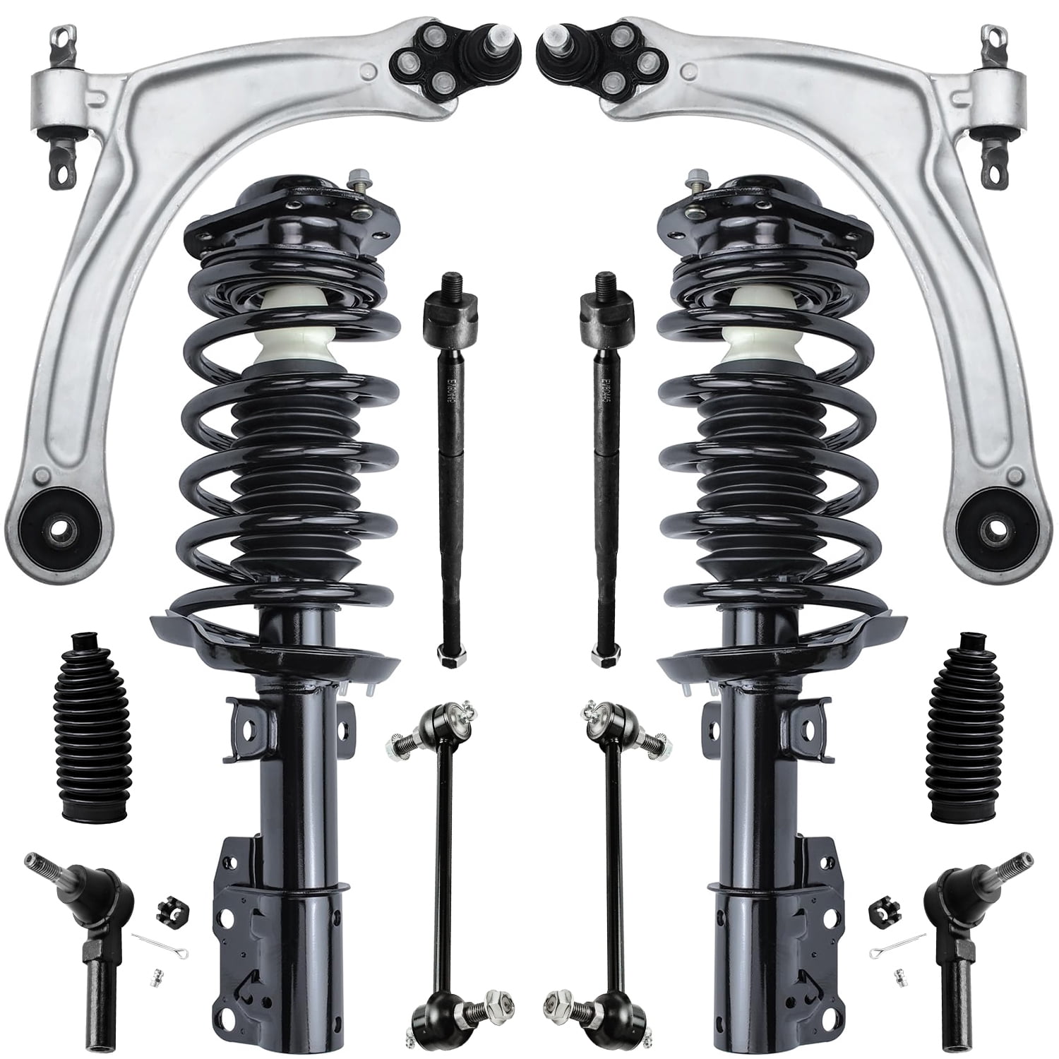 Detroit Axle - 12pc Front End Suspension Kit for 2006 2007 2011 Chevy ...
