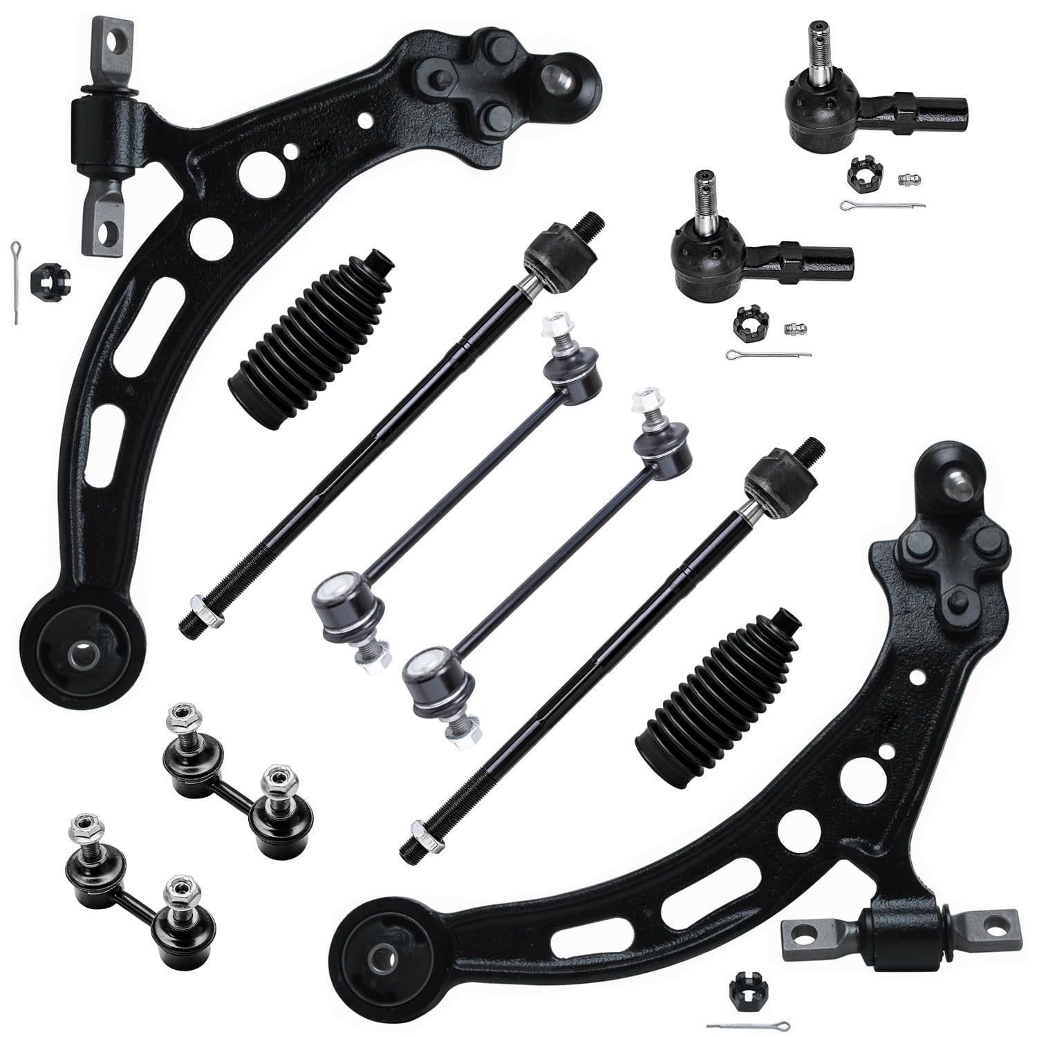 Detroit Axle - 12pc Suspension Kit for 1992-1996 Toyota Camry Avalon ...