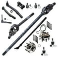 Detroit Axle - 13pc Front CV Axle Shafts + Wheel Hub & Bearing Assembly ...