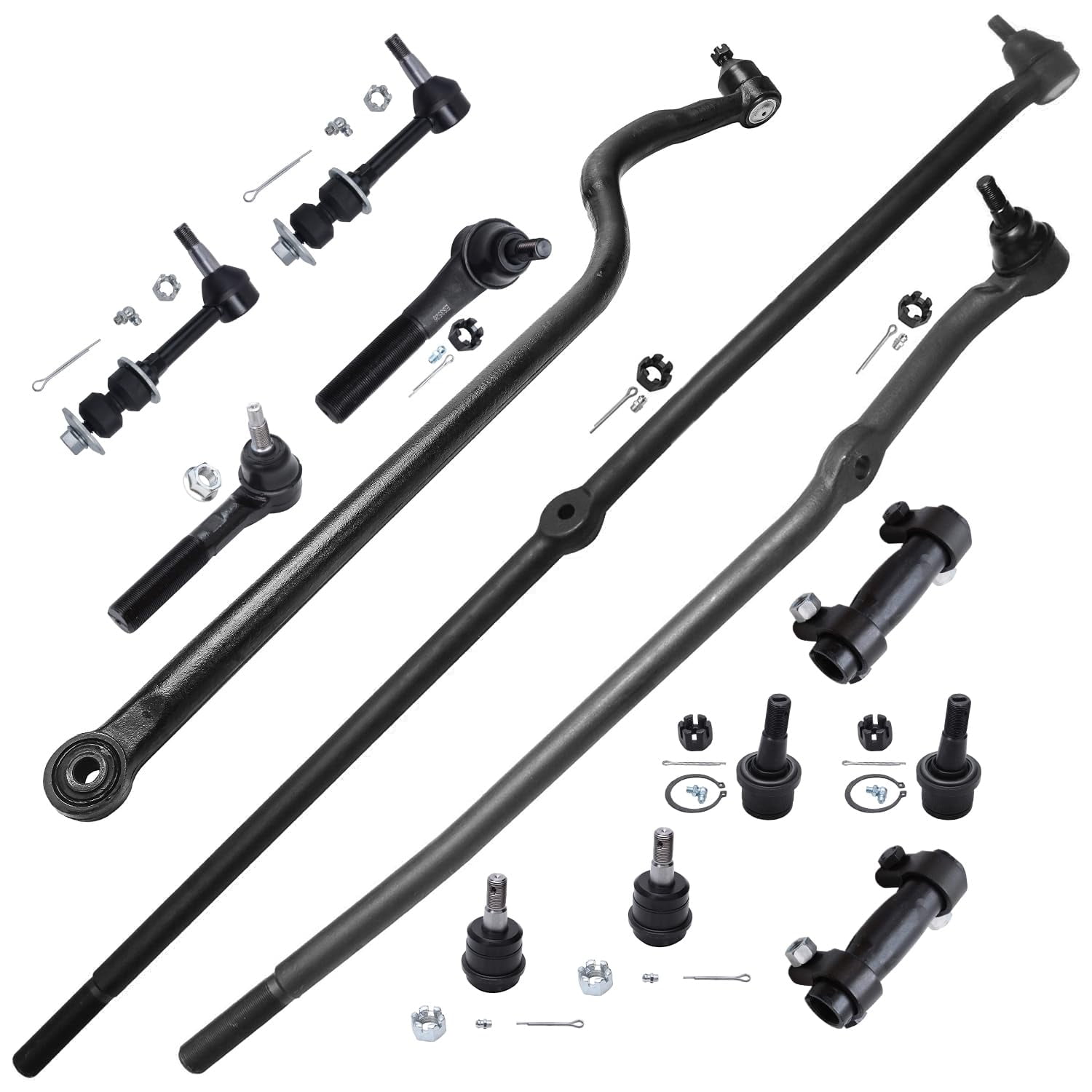 Detroit Axle - 13pc Front Suspension Kit for 4WD 2000 2001 2002 Dodge ...