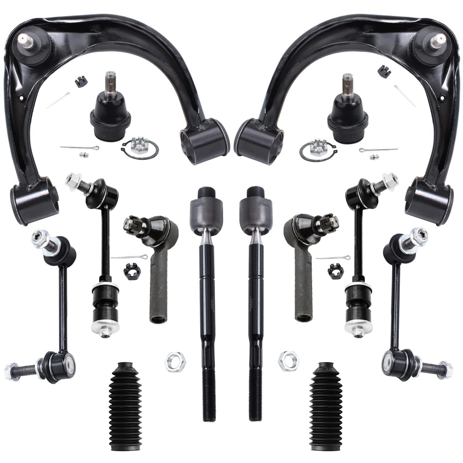 Detroit Axle - 14pc Suspension Kit for 2003-2009 Toyota 4Runner, 2007 ...
