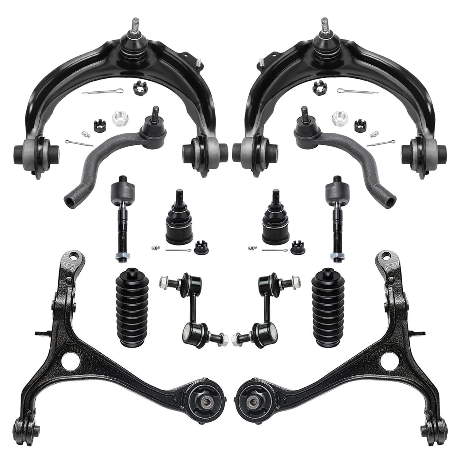 Detroit Axle - 3.0L Front 14pc Suspension Kit for 2003-2007 Honda ...