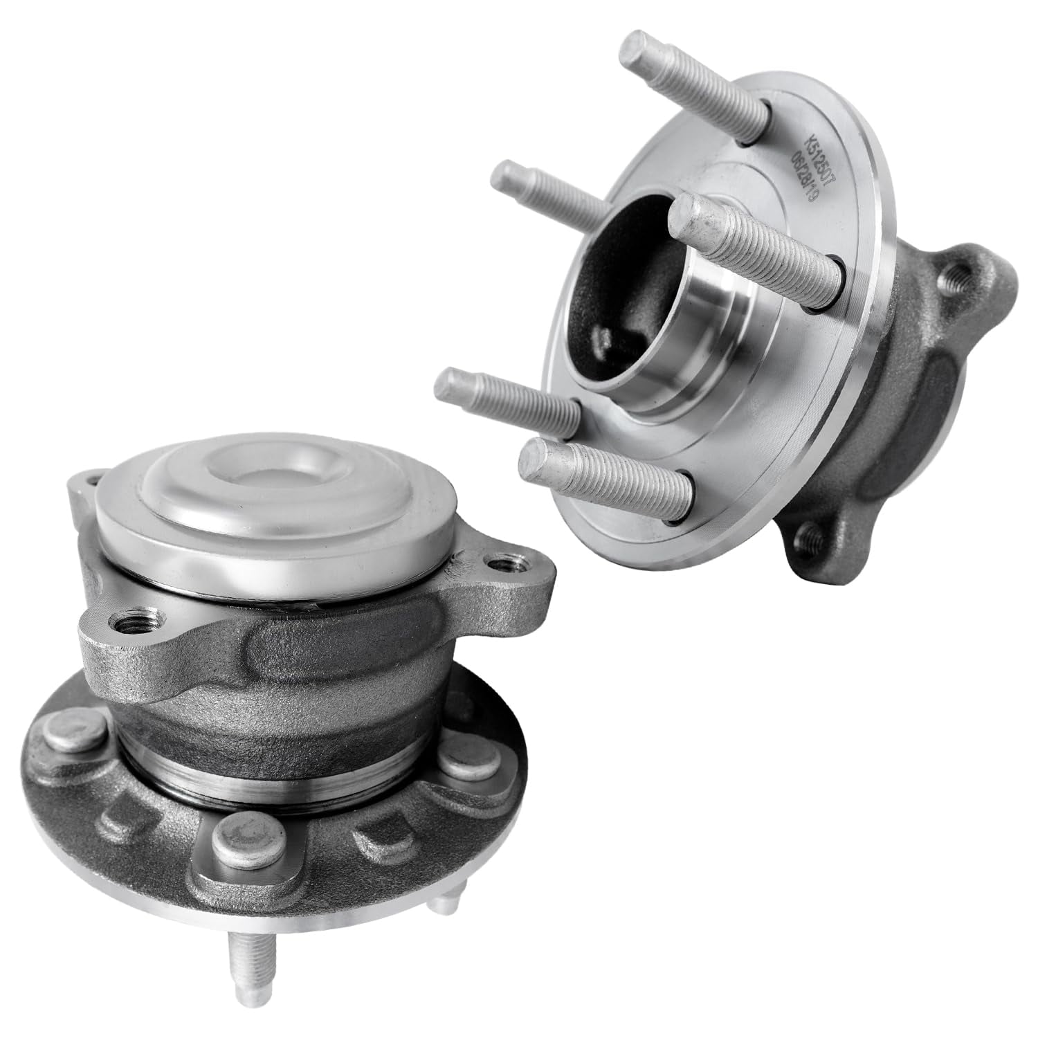 Detroit Axle - 15" Wheels Rear Wheel Bearing Hub Assembly Suspension ...