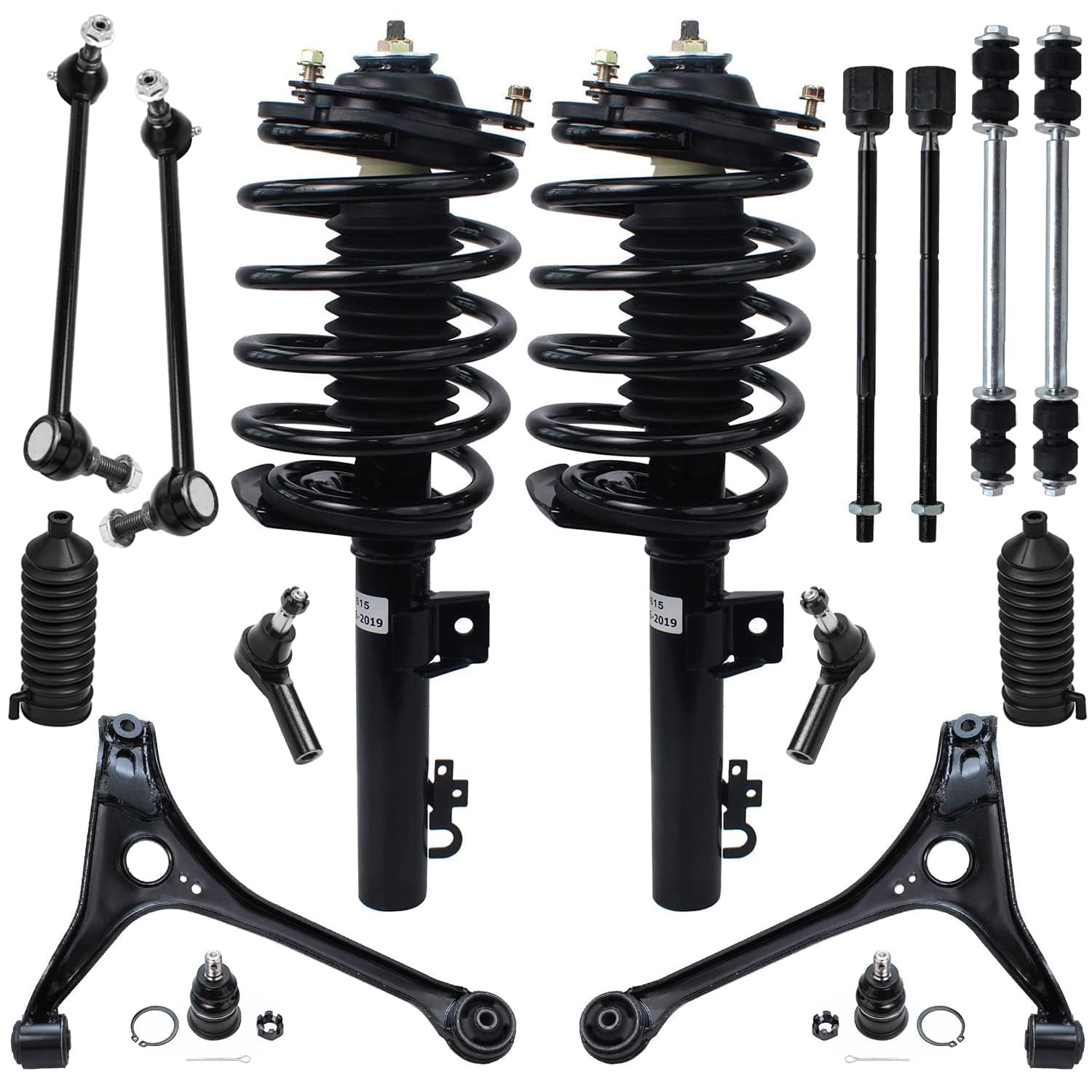 Detroit Axle - 16pc Suspension Kit for Ford Taurus, Mercury Sable ...