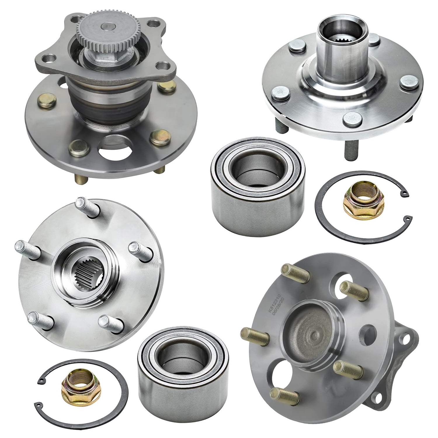 Detroit Axle - 2.2L Wheel Bearing Hubs for 1992-2001 Toyota Camry 1999 ...