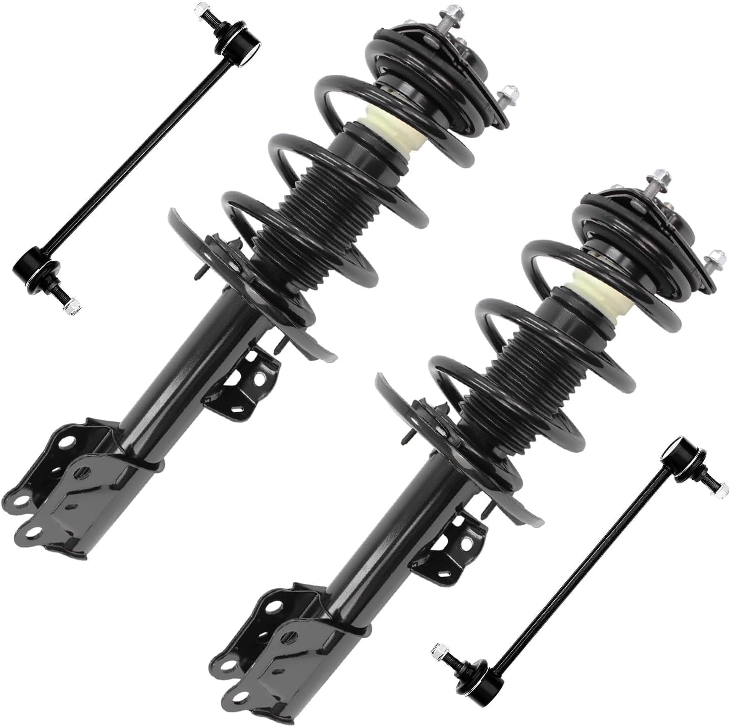 Detroit Axle - 2.3L Front Struts Sway Bars for Ford 2015-2020 Mustang 2 ...