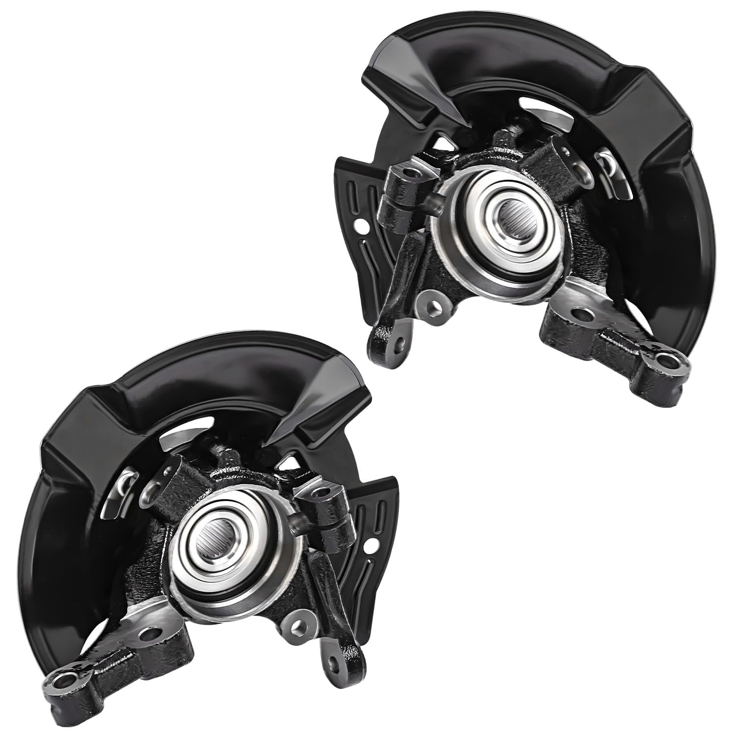 Detroit Axle - 2.4L Front 2pc Steering Knuckles for 11-13 Hyundai ...