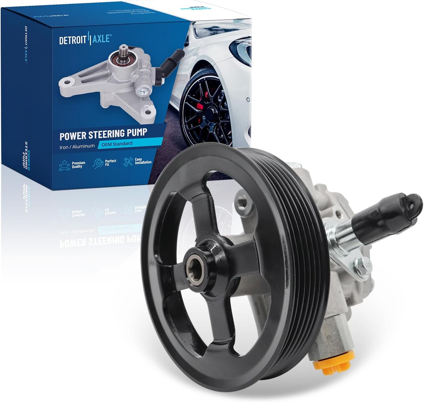 Detroit Axle - 2.4L Power Steering Pump for Chrysler 200 Sebring Cirrus ...
