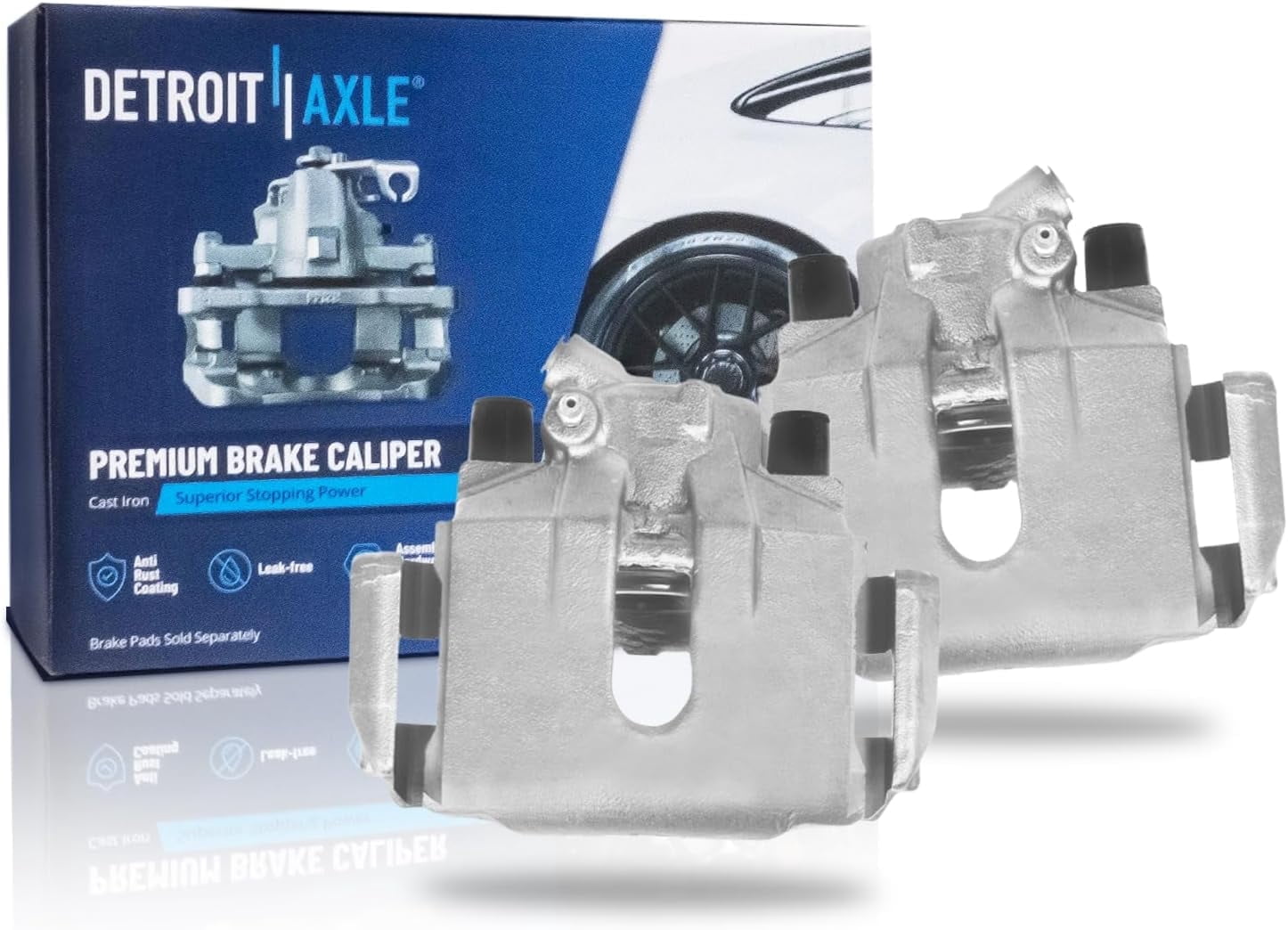 Detroit Axle - 2 Front Brake Calipers for 2012 500, Brake Calipers with ...