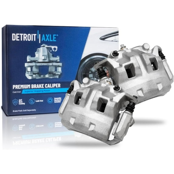 Detroit Axle - 2 Front Brake Calipers for Nissan Frontier Pathfinder ...