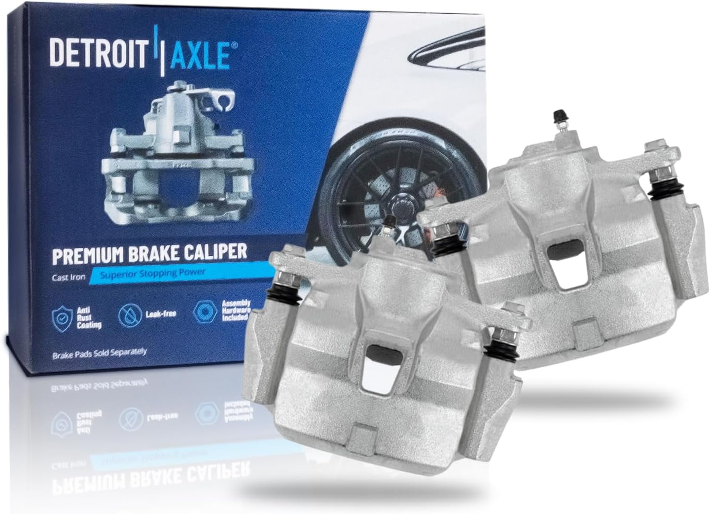 Detroit Axle - 2 Front Brake Calipers for Toyota 20-22 Corolla 21-22 ...