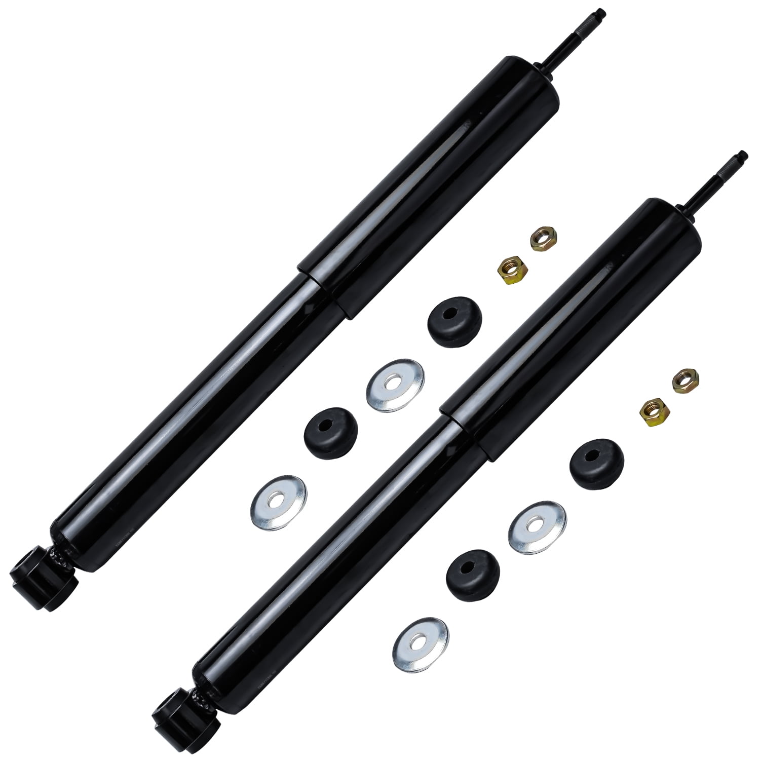Detroit Axle - 2 Front Shock Absorbers for 1980-1996 Ford F-150 Bronco ...
