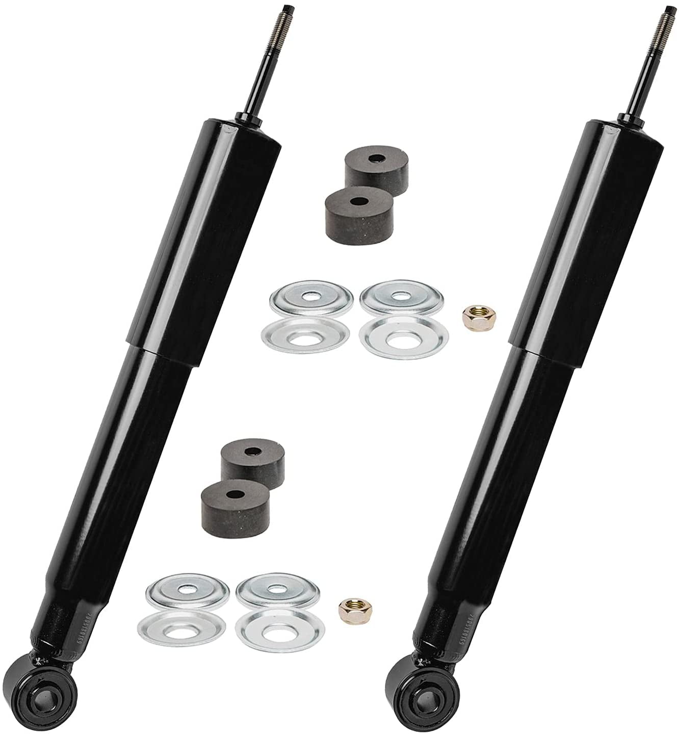 Detroit Axle - 2 Front Shock Absorbers for Chevy GMC Avalanche Suburban ...
