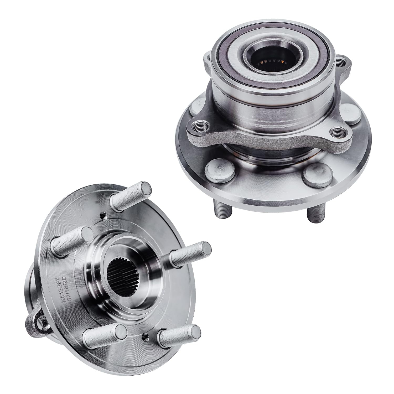 Detroit Axle - 2 Front Wheel Bearing Hub for 5-Lug w/ABS 2009-2015 ...