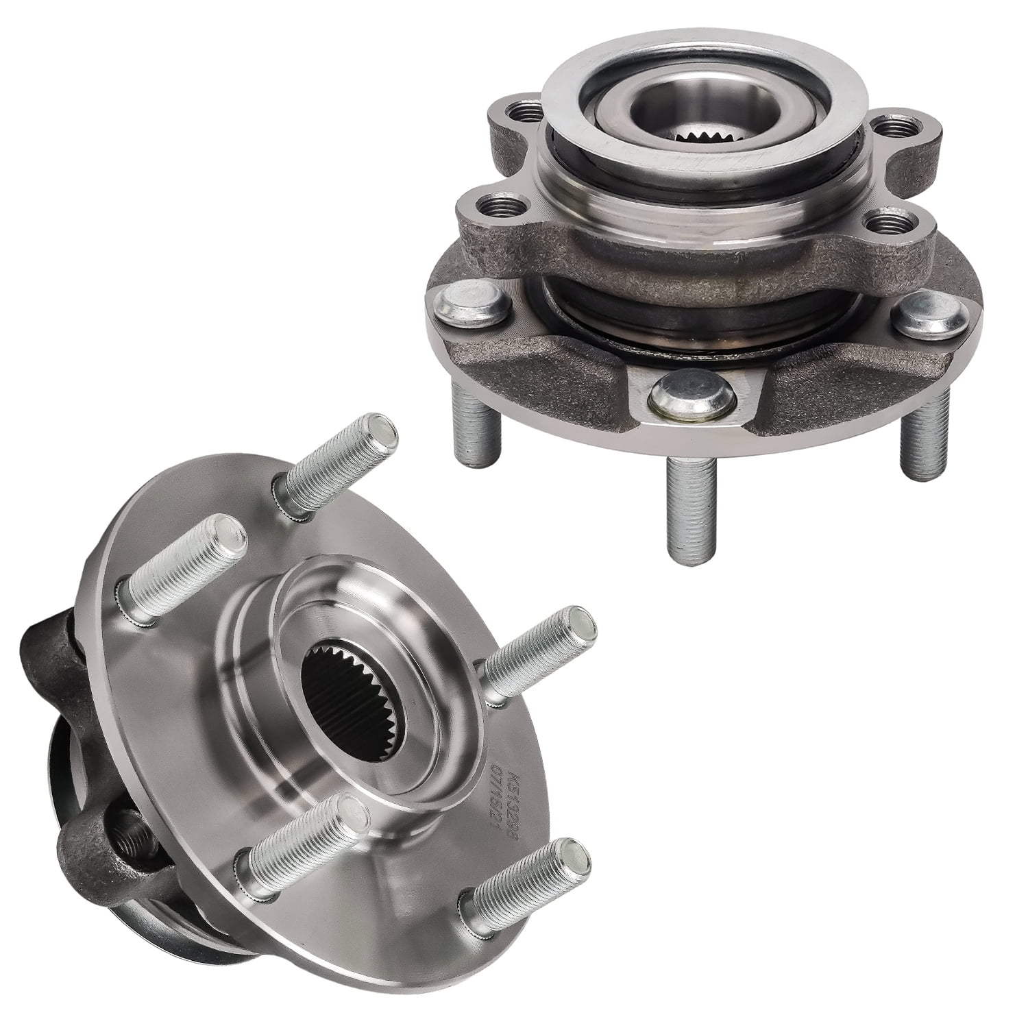 Detroit Axle - Front Wheel Bearing Hubs for 08-13 Nissan Rogue, 07-12 ...