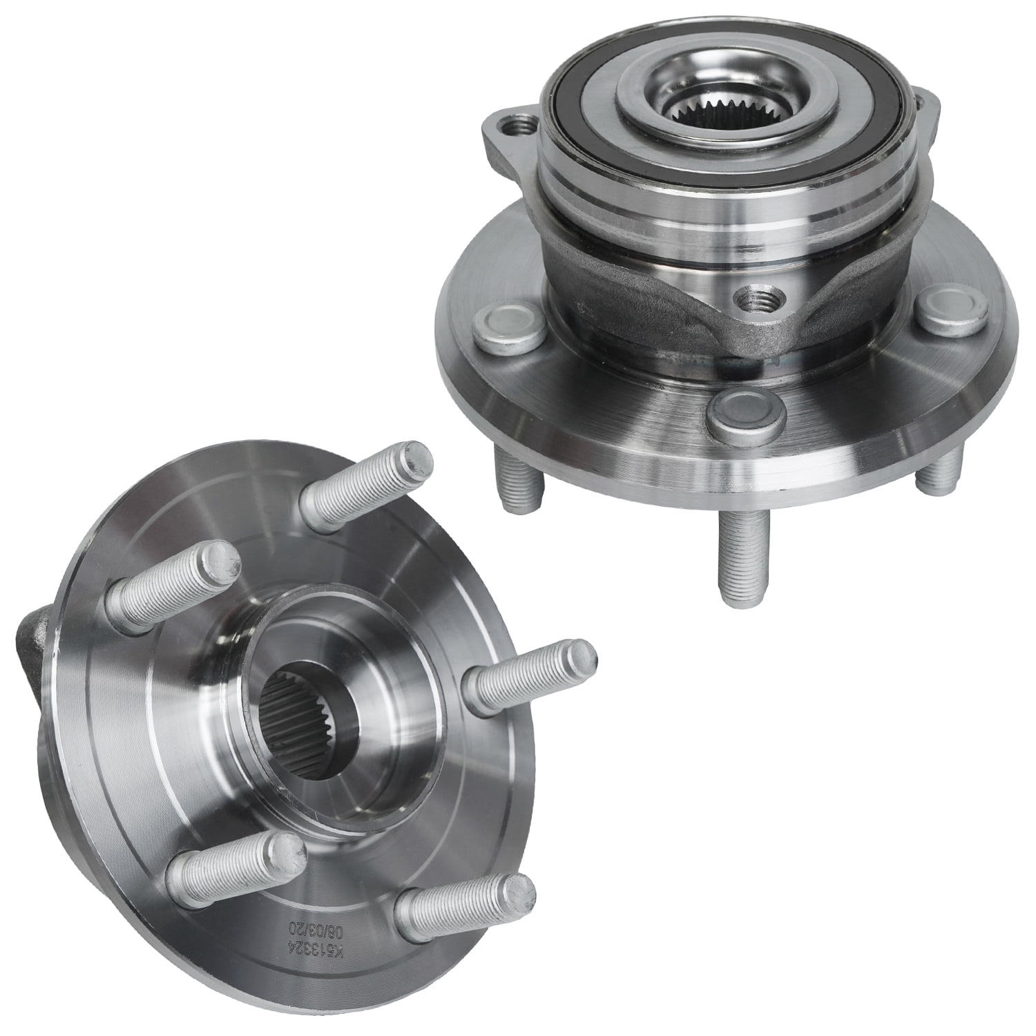 Detroit Axle - 2 Front Wheel Bearing Hubs for 11-21 Jeep Grand Cherokee ...