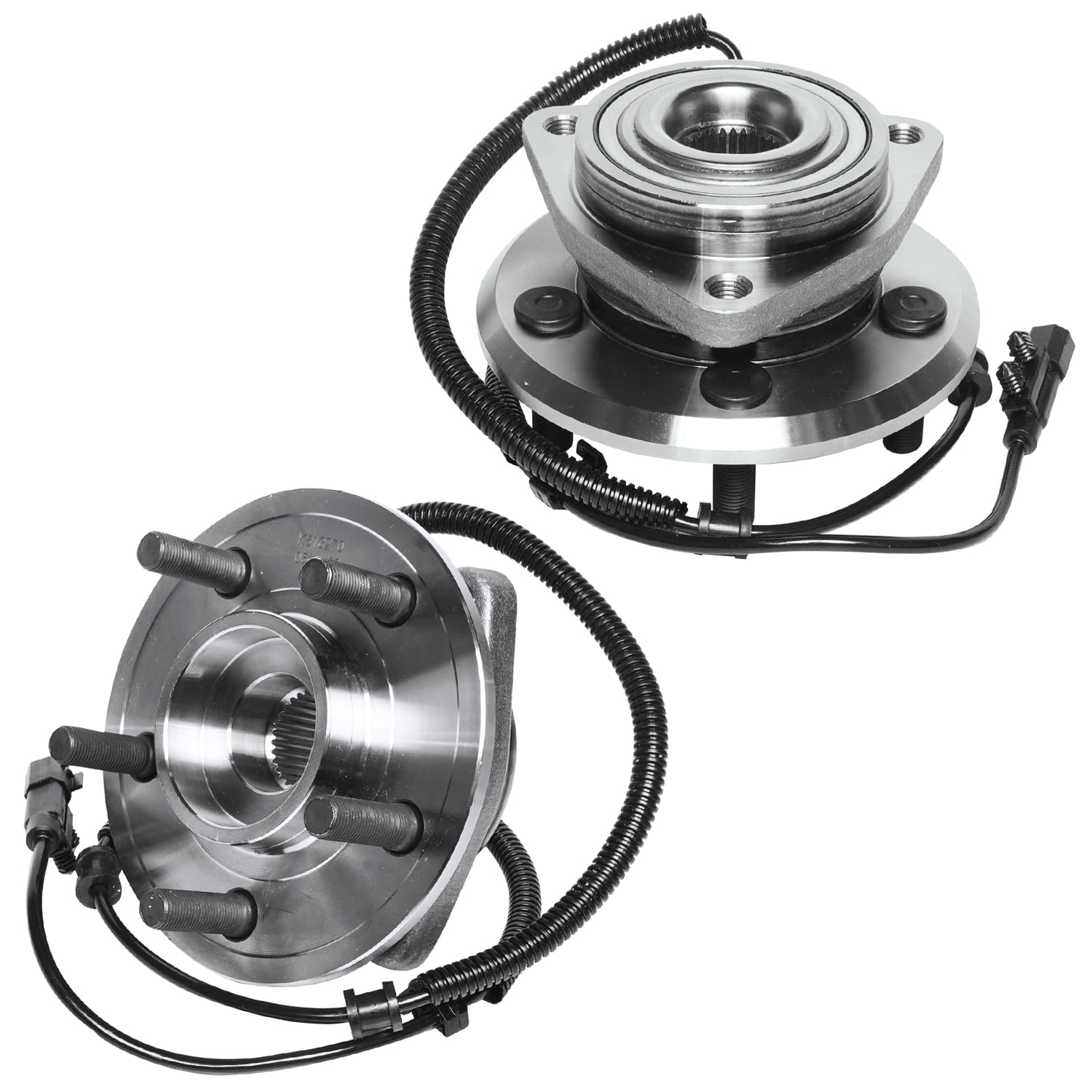 Detroit Axle - 2 Front Wheel Bearing Hubs for 2008-2012 Jeep Liberty 07 ...