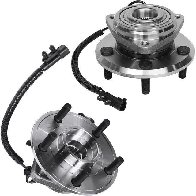 Detroit Axle - 2 Front Wheel Bearing Hubs for Jeep 2007-2010 Wrangler ...