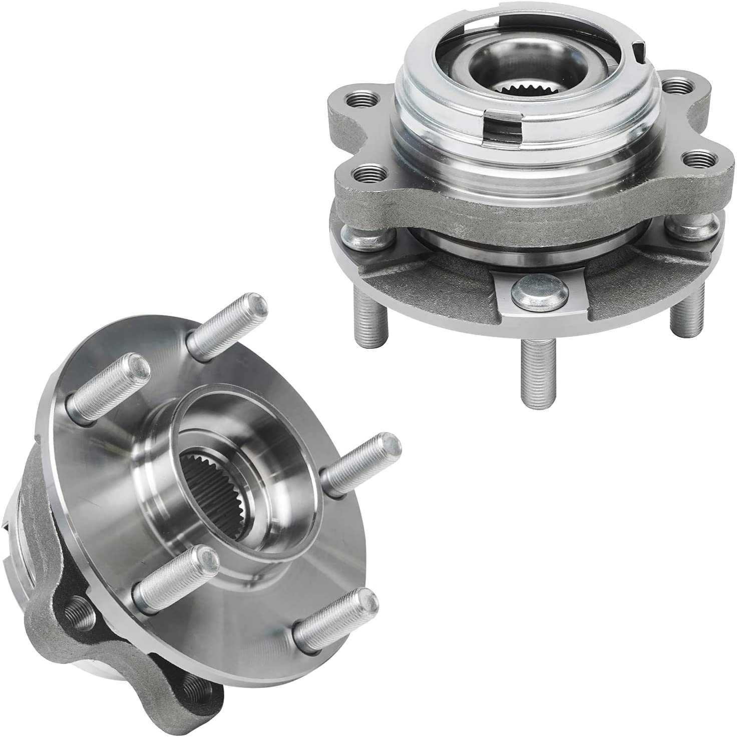Rear Wheel Hub Assembly Set 2 - Compatible with 2014 - 2016 Toyota ...