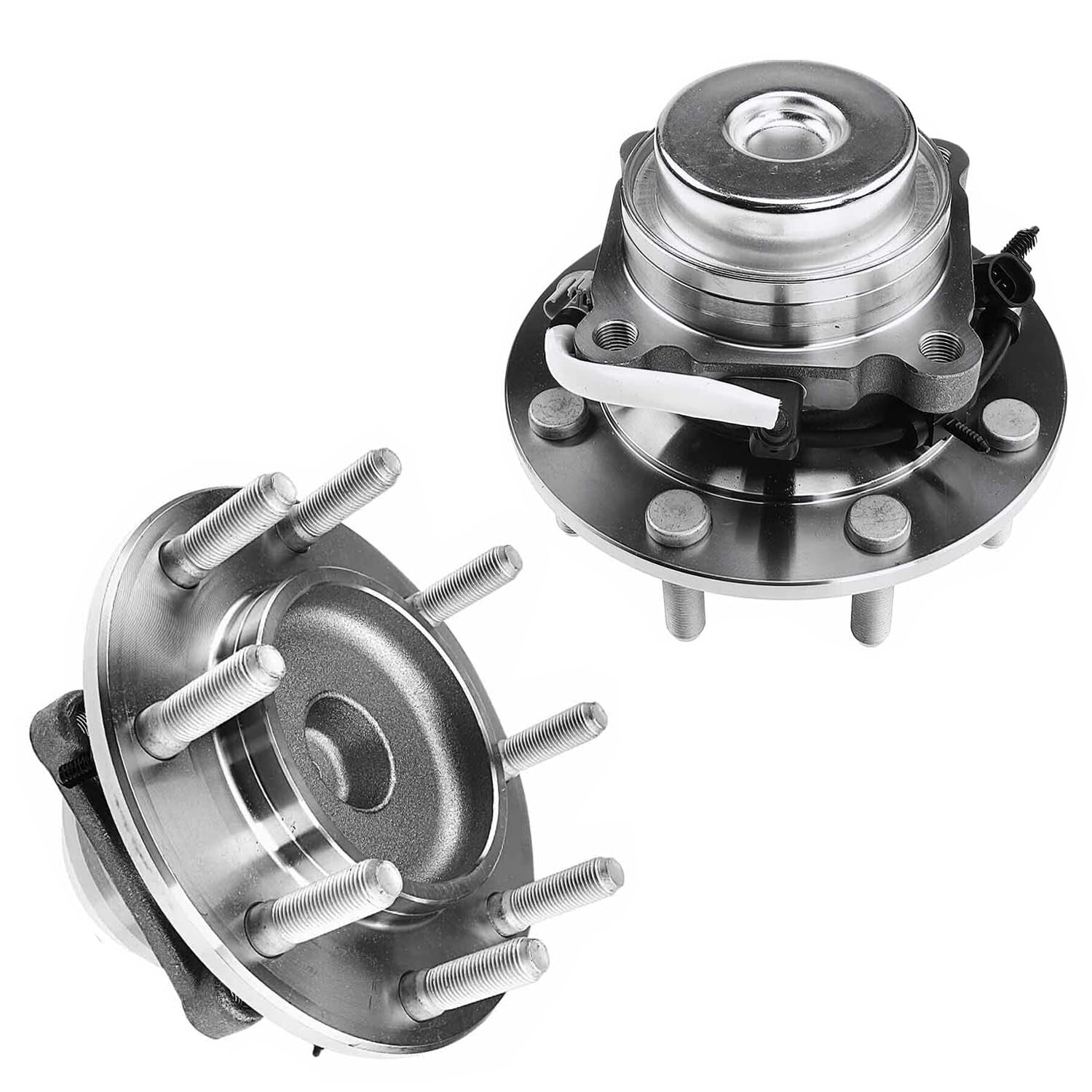 Detroit Axle - 2 Front Wheel Bearing Hubs for 2WD Chevy GMC Express ...