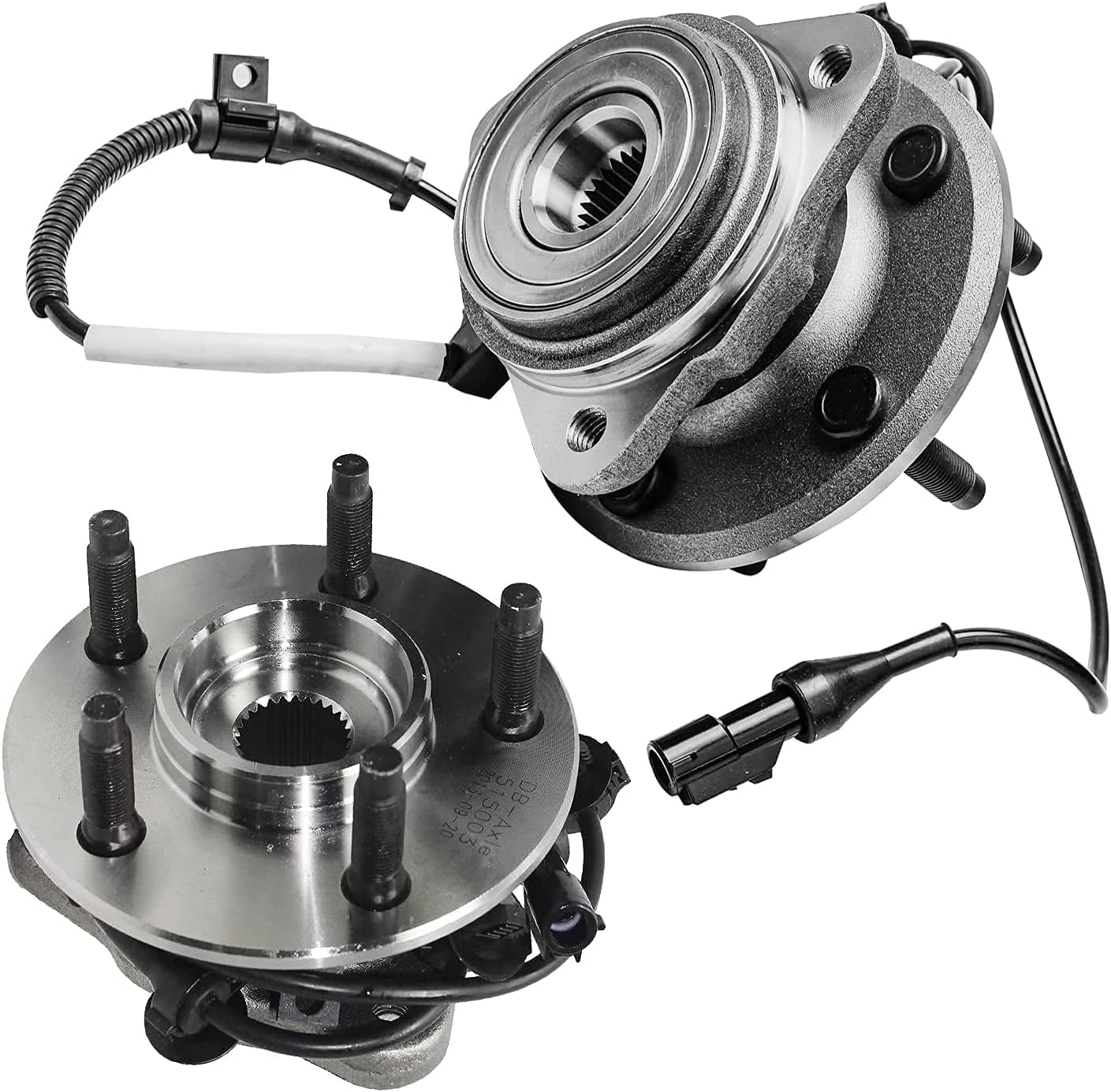 Detroit Axle - 2 Front Wheel Bearing Hubs for 4WD 5 Lug Ford Ranger ...
