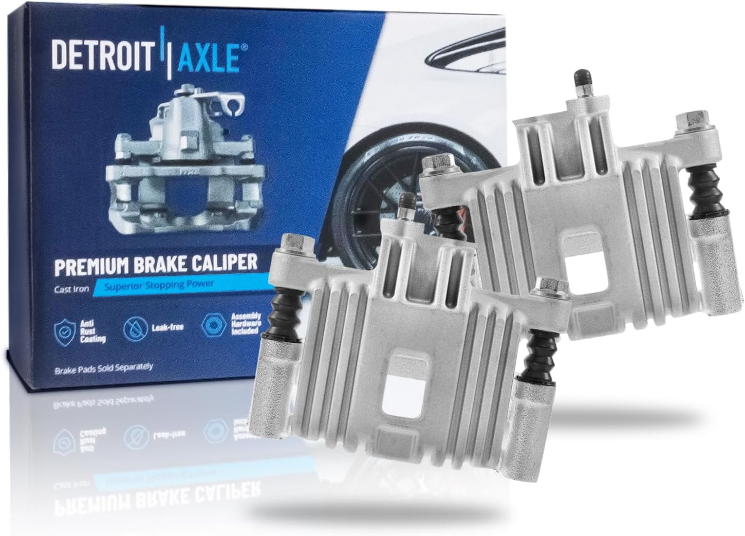 Detroit Axle - 2 Rear Brake Calipers for 1999-2005 Pontiac Grand Am ...