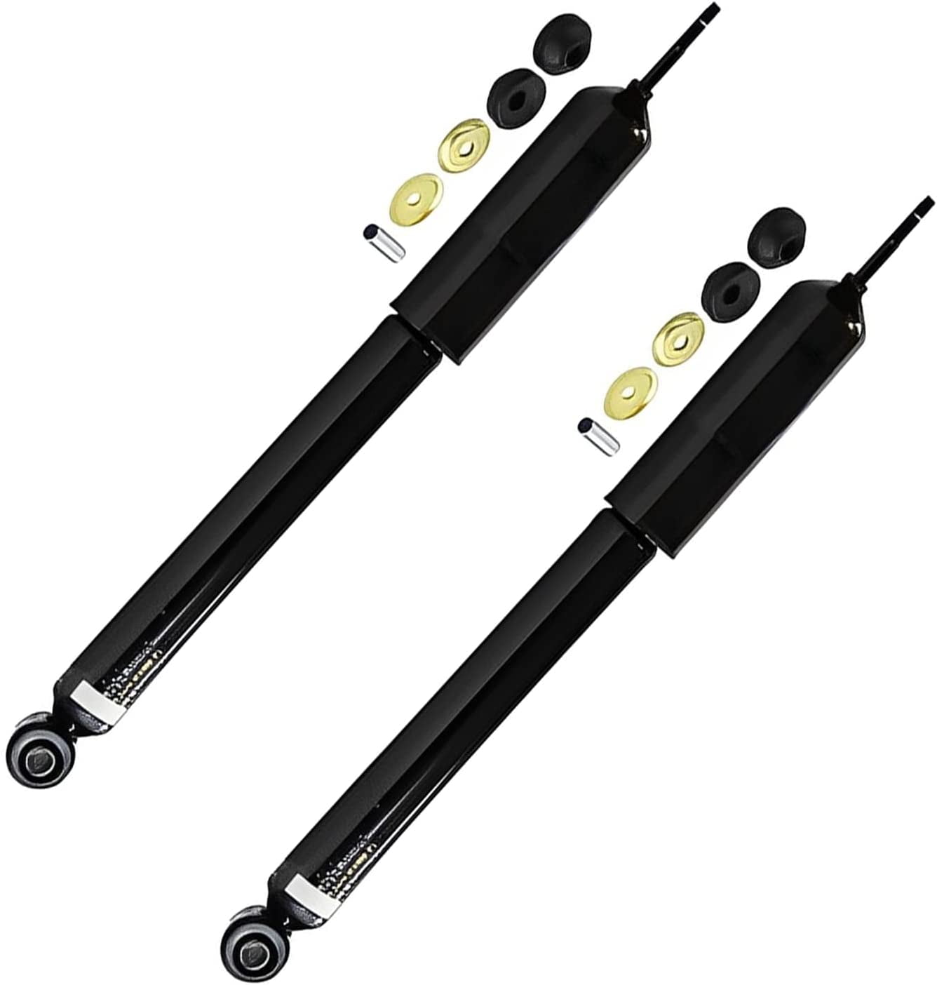 Detroit Axle - 2 Rear Shock Absorbers for Honda Civic 2012 2013 2014 ...