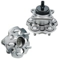 Detroit Axle - 2 Rear Wheel Bearing Hub for 2012-2018 Toyota Prius V ...