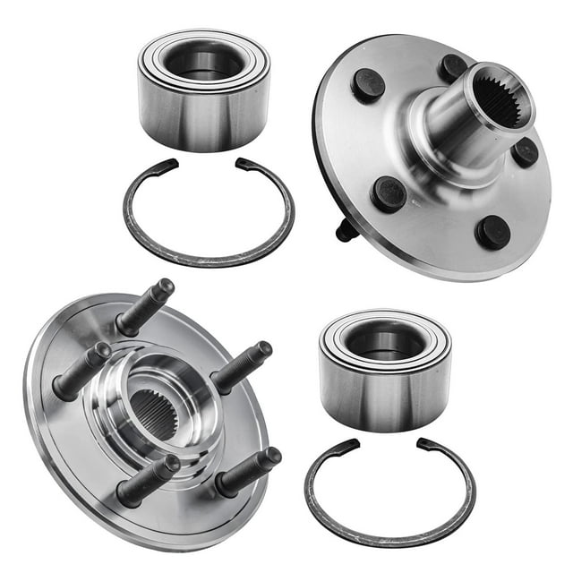 Detroit Axle - 2 Rear Wheel Bearing Hubs for 02-10 Ford Explorer ...