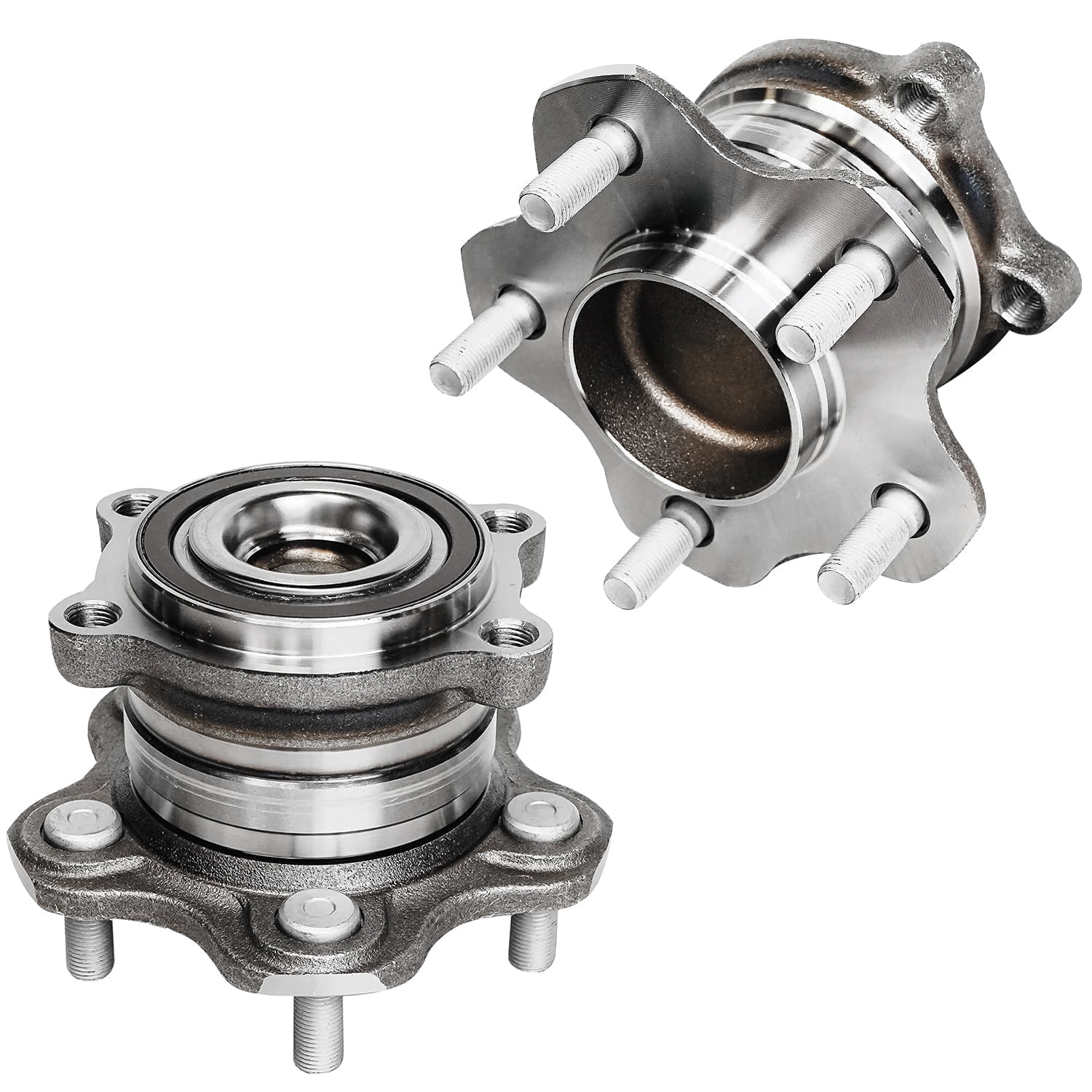 Detroit Axle - 2 Rear Wheel Bearing Hubs for Nissan Altima Maxima ...