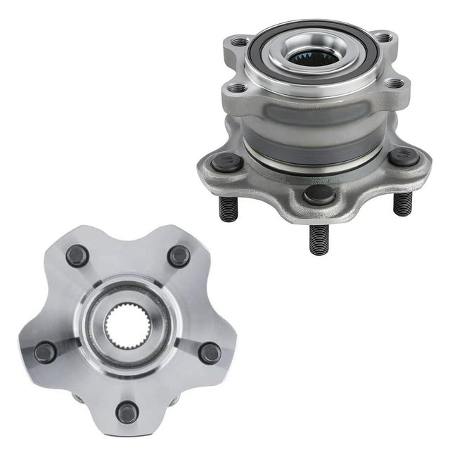 Detroit Axle - 2 Rear Wheel Bearing Hubs for 4WD Nissan Pathfinder ...