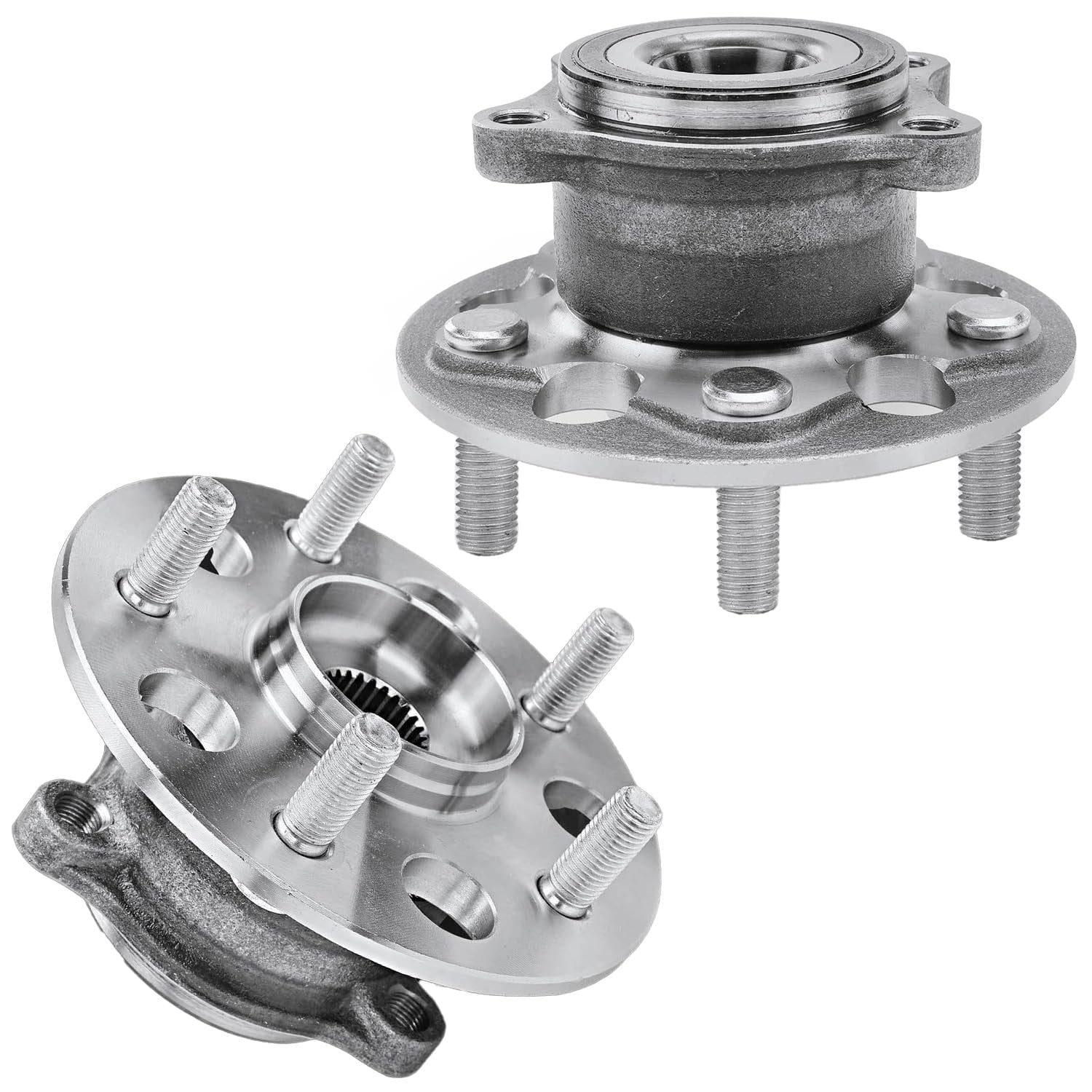Detroit Axle - 2 Rear Wheel Bearing Hubs for Toyota Camry Avalon RAV4 ...