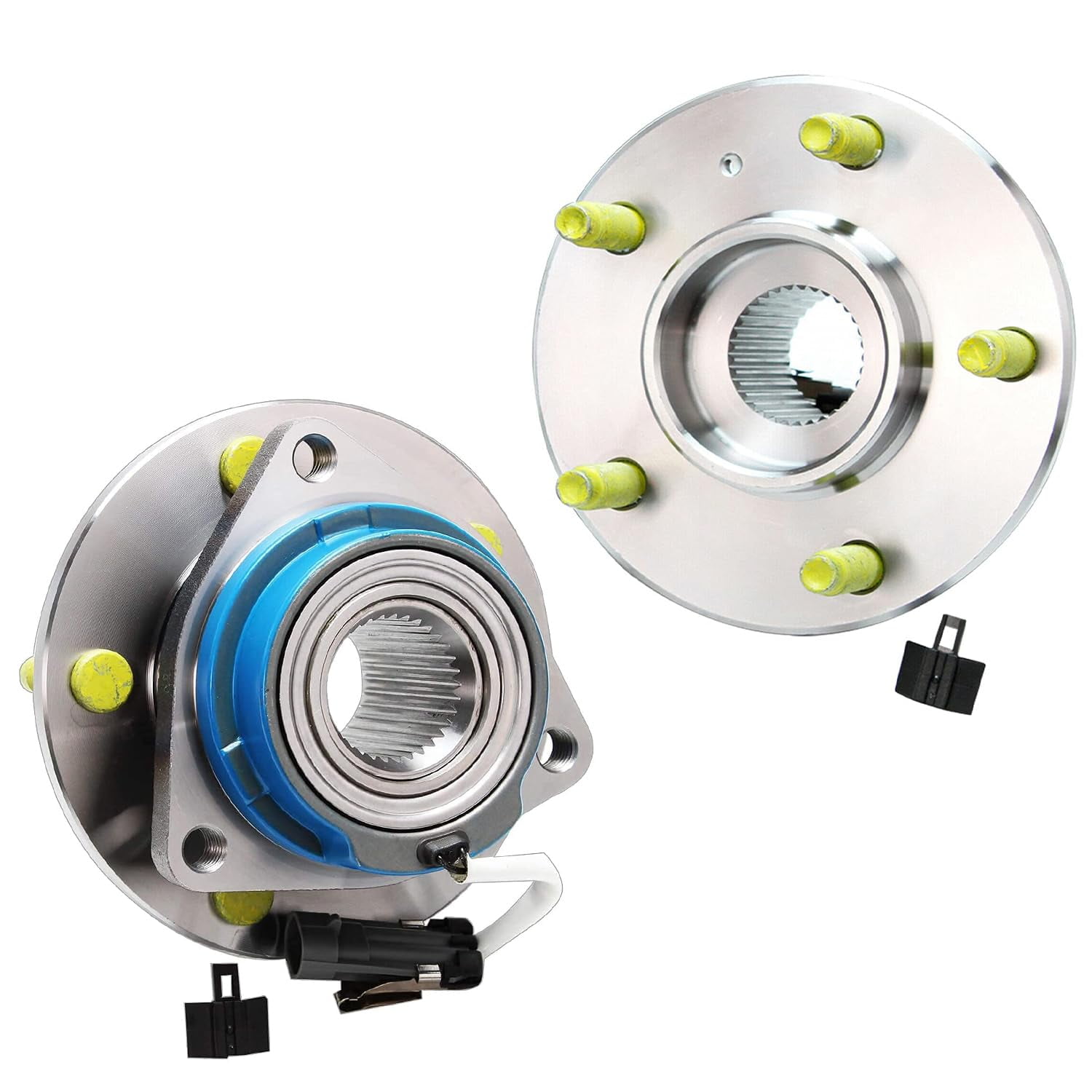 Detroit Axle - 2 Wheel Bearing Hubs Front for Chevy Impala Pontiac ...