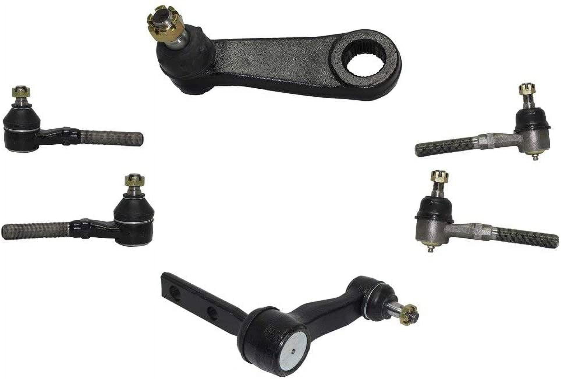 Detroit Axle - 2WD 6pc Front Tie Rods Idler Pitman Arm Replacement for ...