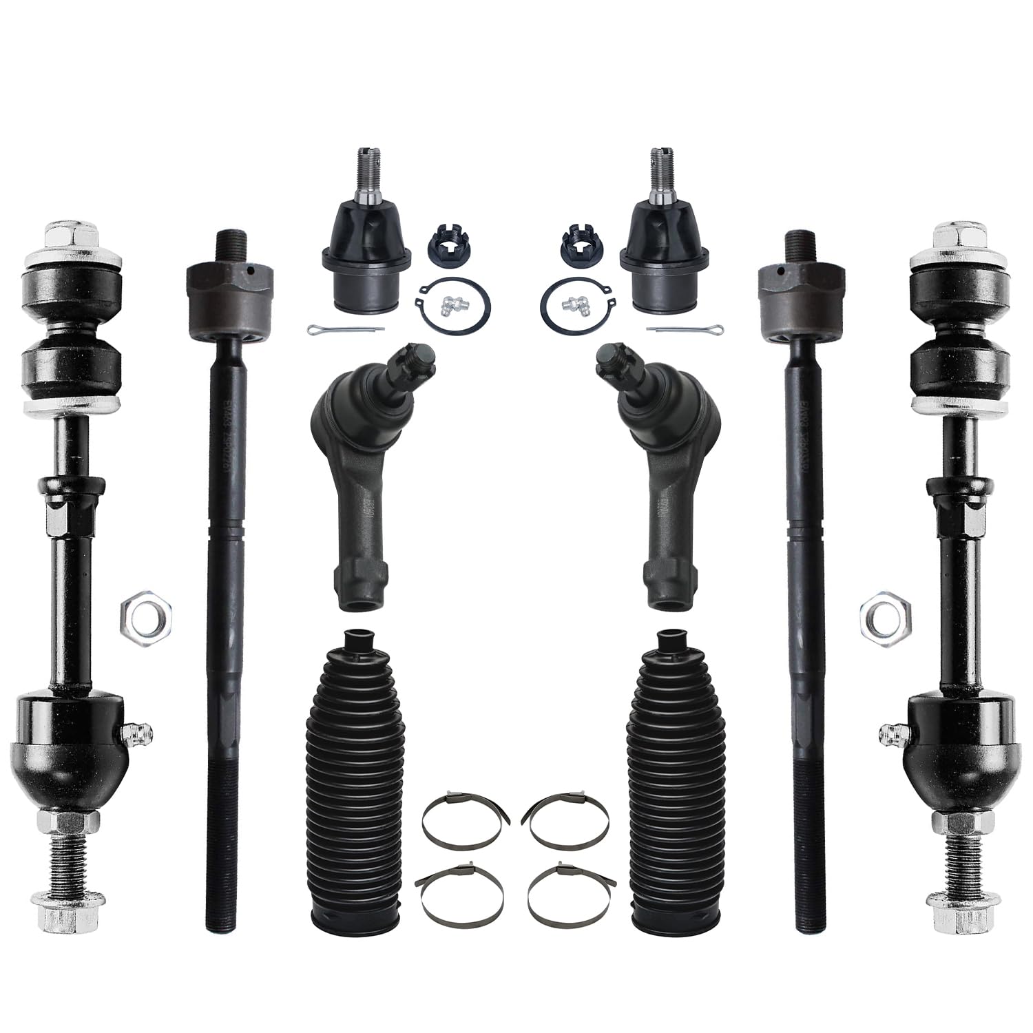 Detroit Axle - 2WD Front 10pc Suspension Kit for 05-08 Ford F-150 ...