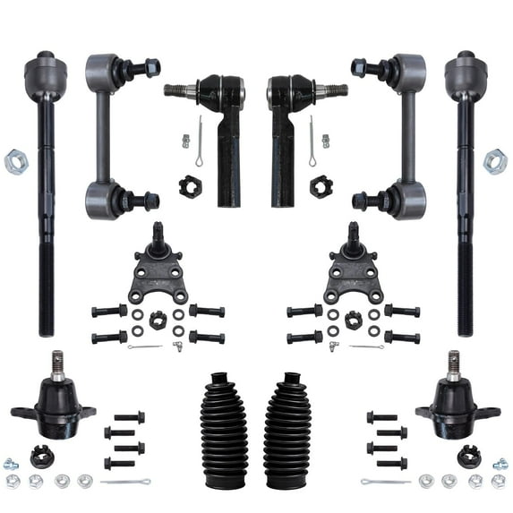 Detroit Axle - 2WD Front 12pc Suspension Kit with Stabilizer Link for ...
