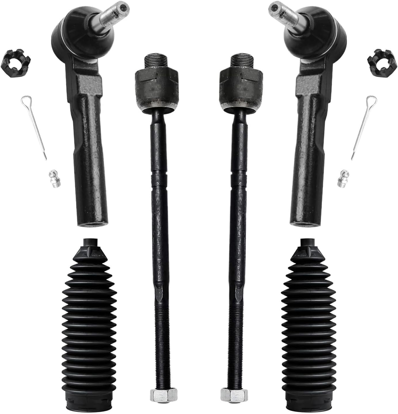 Detroit Axle - 2WD Front 6pc Tie Rods Kit for 99-06 Silverado Sierra ...