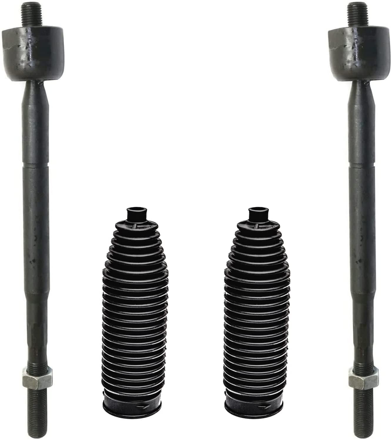 Detroit Axle - 2WD Front Inner Tie Rods w/Boots for 2005-2015 Toyota ...