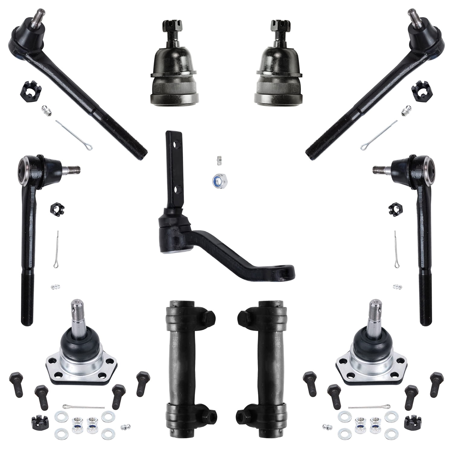 Detroit Axle - RWD Front 11pc Suspension Kit for Chevy Blazer S10 GMC ...