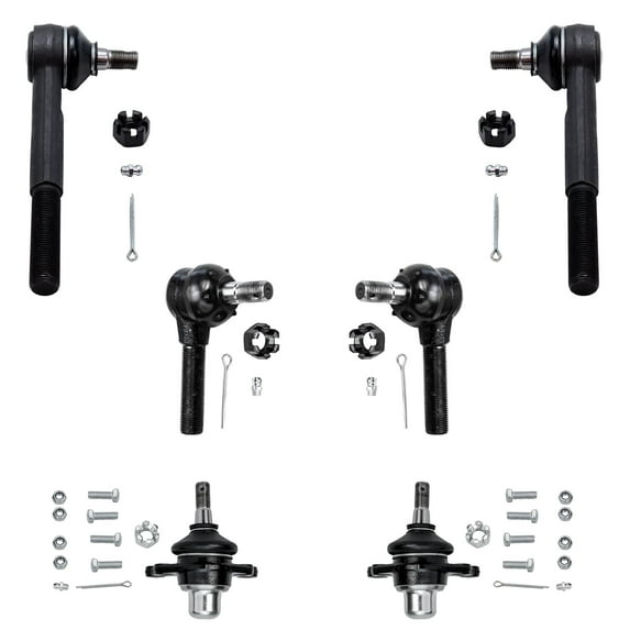 Detroit Axle - 2WD Front Tie Rods Ball Joints for 1984-1995 Toyota ...