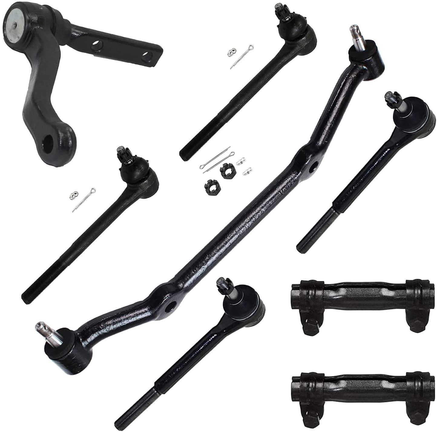 Detroit Axle - 2WD Front Tie Rods Center Link Kit for Chevy Blazer S10 ...