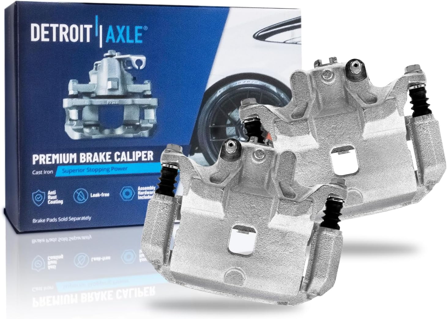 Detroit Axle - 2pc Front Brake Calipers for 2007-2019 Nissan Sentra ...