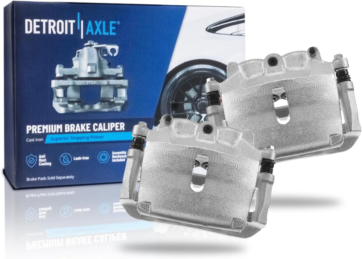 Detroit Axle - 2pc Front Brake Calipers for 2009 Ford F-150 2009-2014 ...