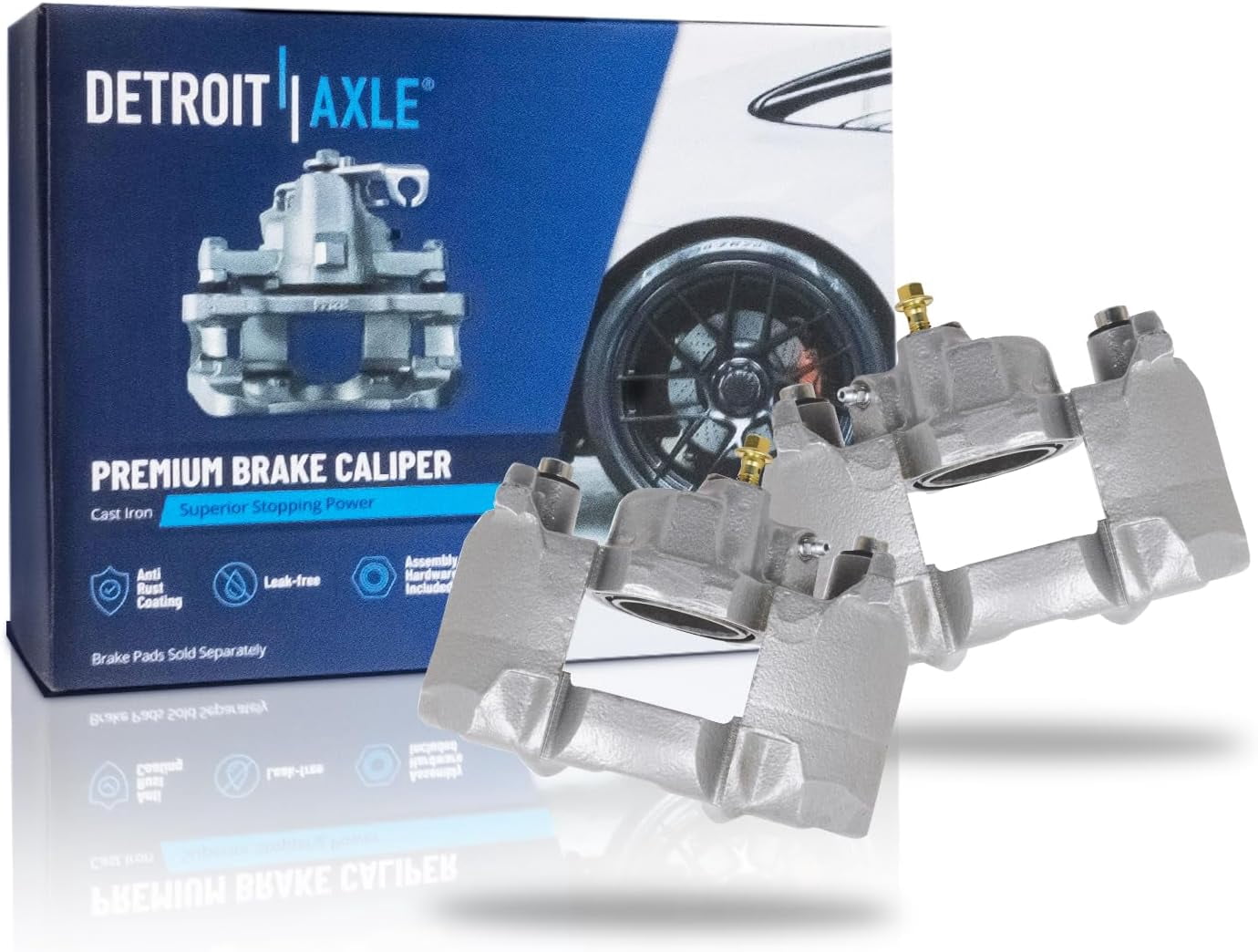Detroit Axle - 2pc Front Brake Calipers for Buick Century LeSabre ...