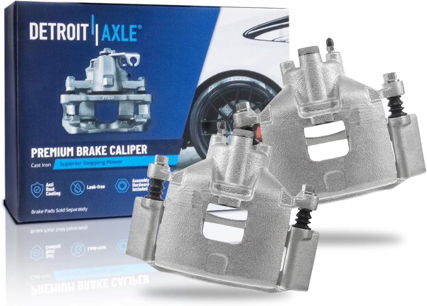 Detroit Axle - 2pc Front Brake Calipers for Buick LaCrosse Allure ...
