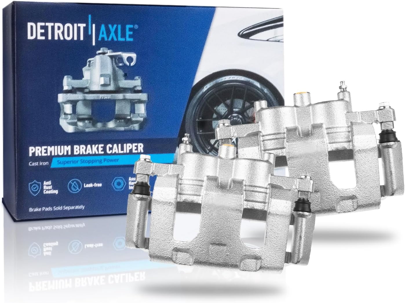 Detroit Axle - 2pc Front Brake Calipers for Chevy Impala Limited Buick ...