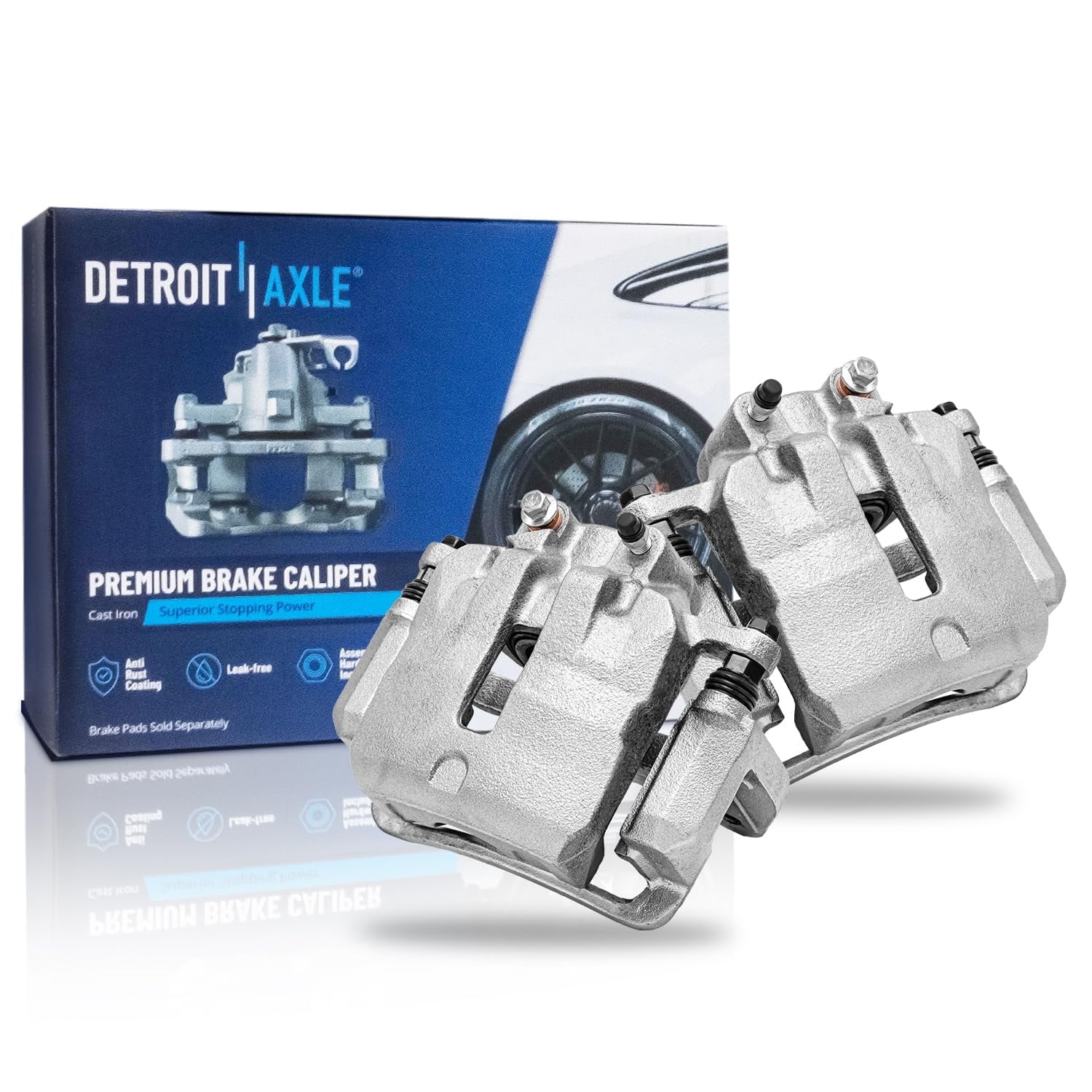 Detroit Axle - 2pc Front Brake Calipers for Chevy Malibu Impala Equinox ...
