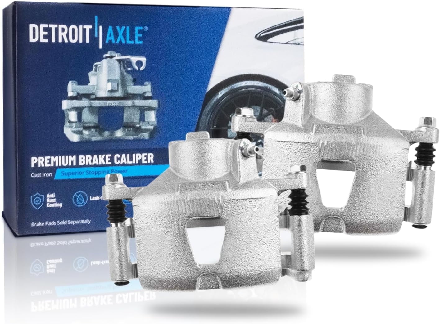 Detroit Axle - 2pc Front Brake Calipers for Saturn SC SC1 SC2 SL SL1 SL2 SW1 SW2 Disc Brake ...